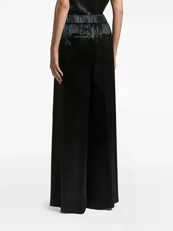 Peserico Satin-finish Elasticated Waistband Trousers