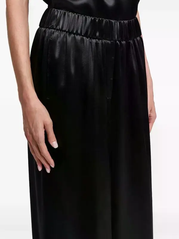 Peserico Satin-finish Elasticated Waistband Trousers