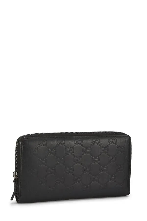 Gucci Embossed Ssima Zip Around Organizer Wallet