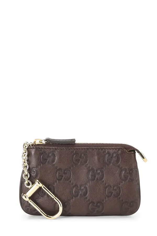 Gucci Microssima Key Holder - Brown