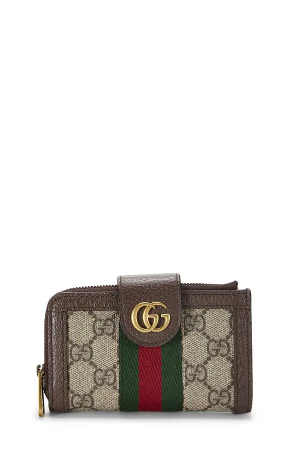 Gucci Gg Supreme Canvas Ophidia Card Case