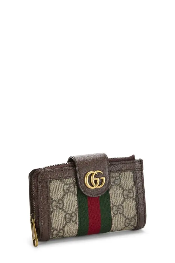 Gucci Gg Supreme Canvas Ophidia Card Case