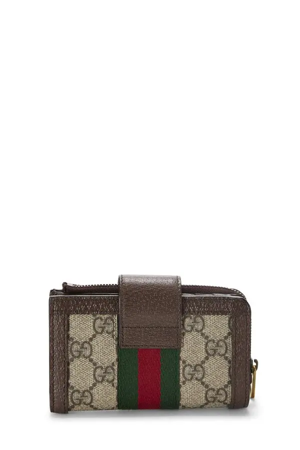 Gucci Gg Supreme Canvas Ophidia Card Case