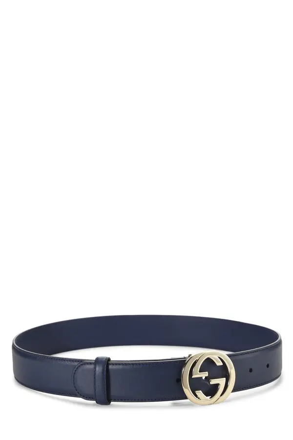 Gucci Interlocking G Belt - Navy