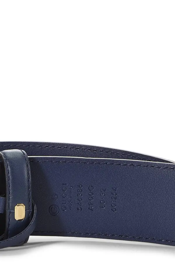 Gucci Interlocking G Belt - Navy