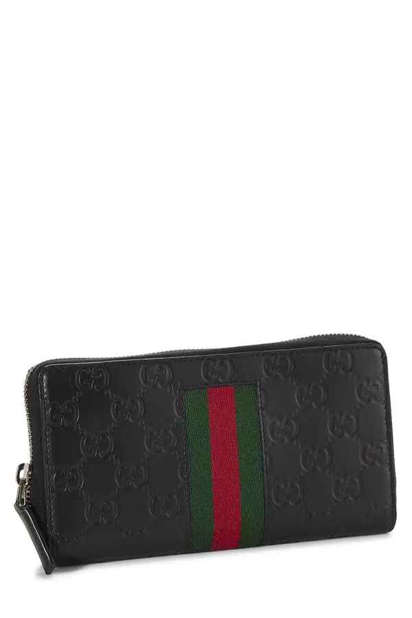 Gucci Ssima Web Continental Wallet