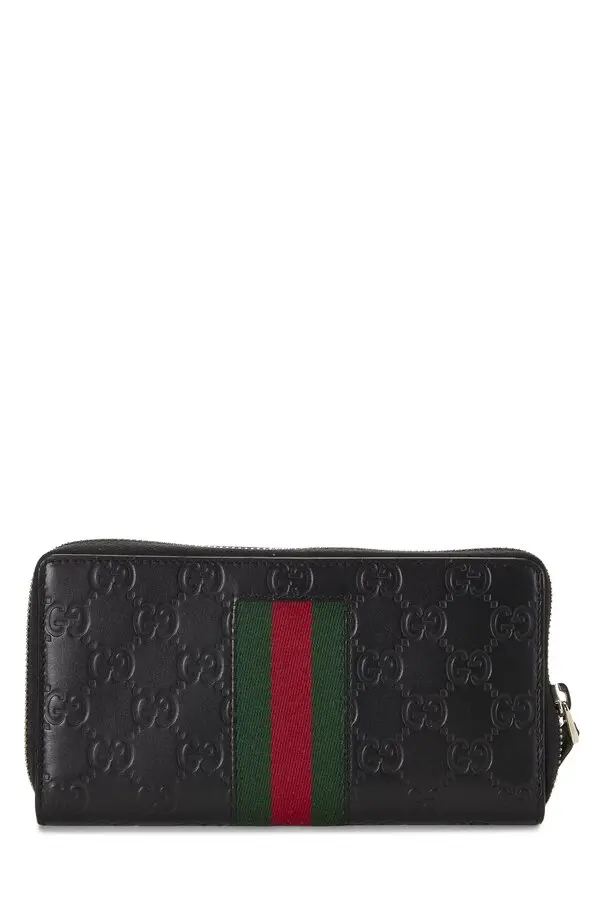 Gucci Ssima Web Continental Wallet