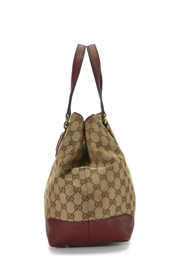 Gucci Original Gg Canvas Dressage Tote Bag - Beige
