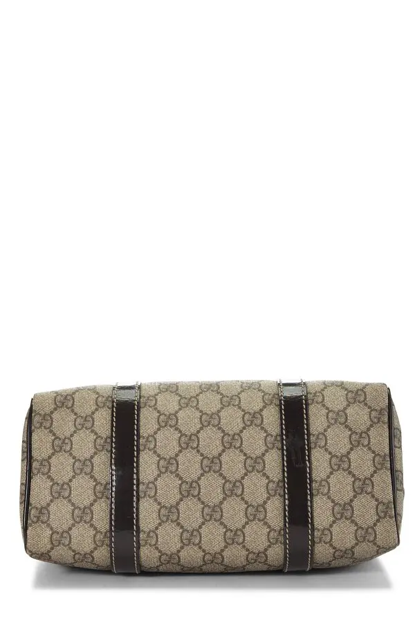 Gucci Gg Supreme Coated Canvas Joy Boston Handbag - Brown