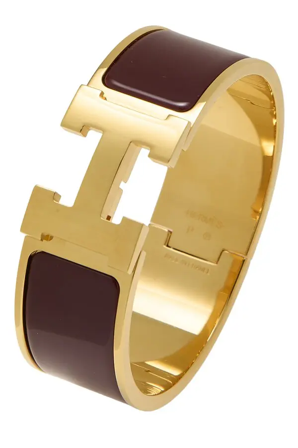 Hermès Clic Clac H Gm Bracelet - Burgundy
