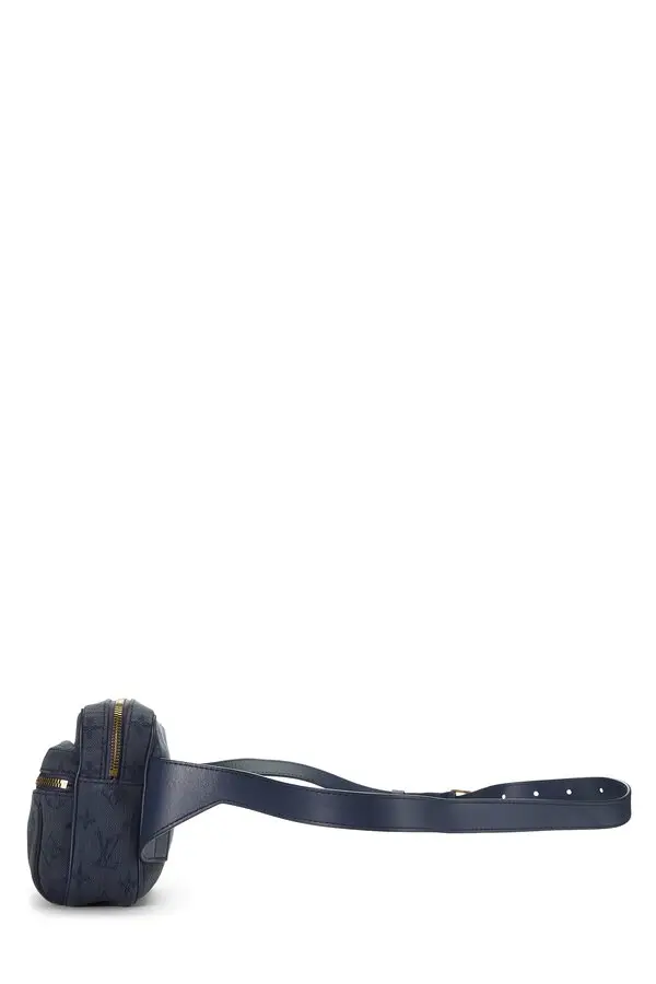 LOUIS VUITTON Monogram Denim Outdoor Bumbag - Blue