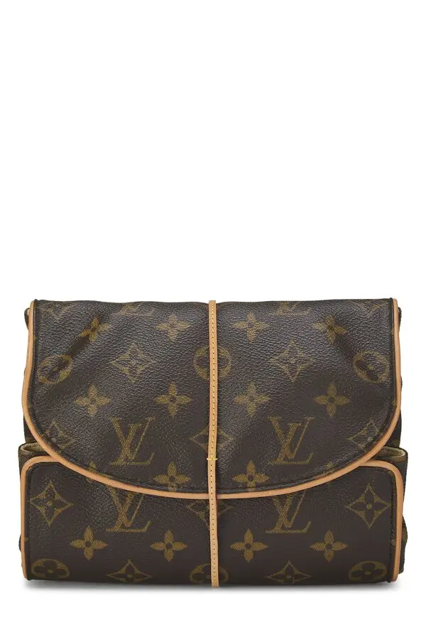 LOUIS VUITTON Monogram Canvas Folding Jewelry Case - Brown