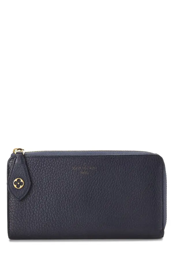 LOUIS VUITTON Taurillon Comete Wallet - Navy