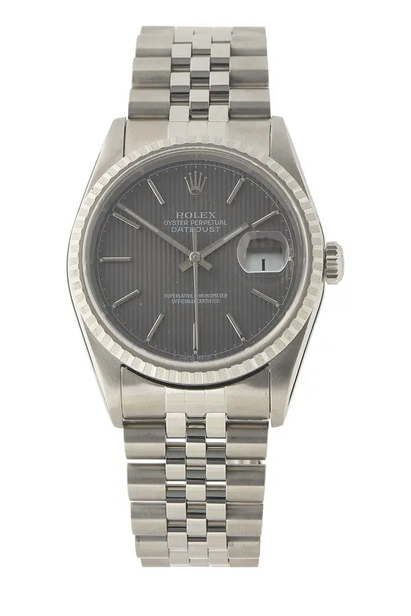 Rolex Stainless Steel Datejust Watch - Silver