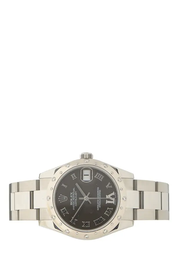 Rolex Datejust Stainless Steel Diamond Bezel Watch