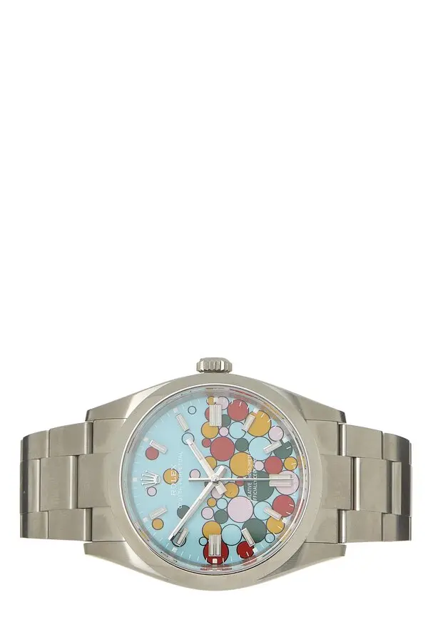 Rolex Oyster Perpetual Celebration Dial Stainless Steel Watch