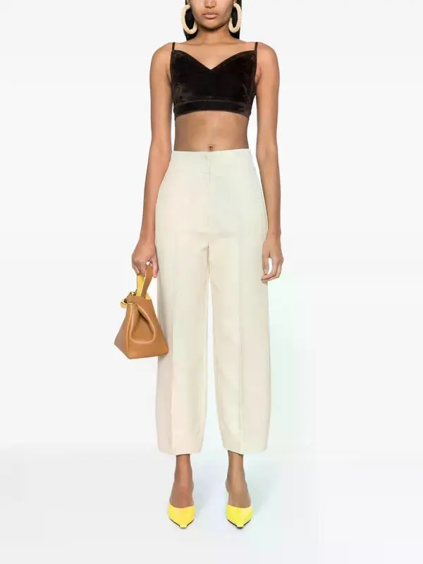 Loewe Velour Cropped Top