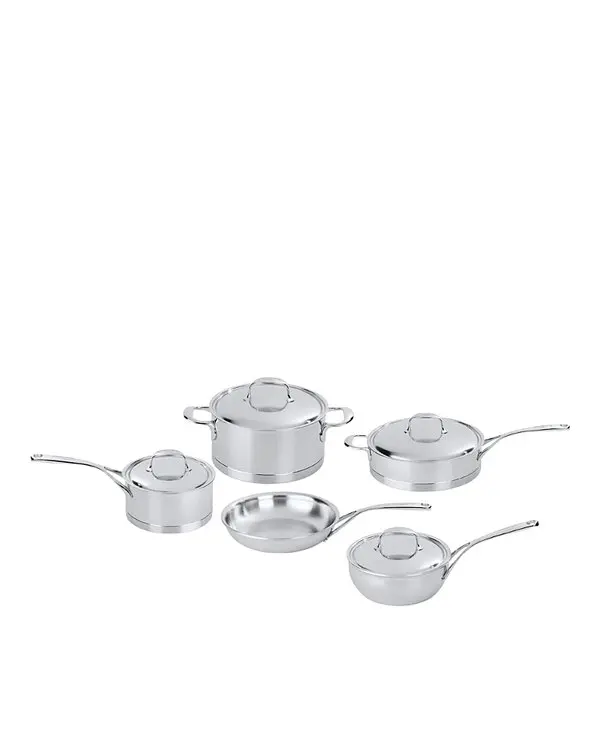 DEMEYERE Atlantis 7 Stainless Steel Cookware, Set Of 9 - Silver