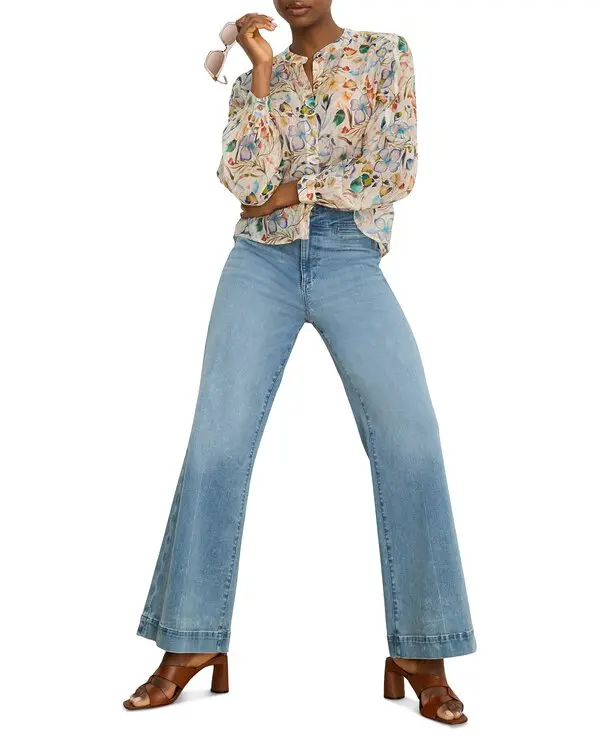 NIC+ZOE Pressed Flowers Femme Shirt