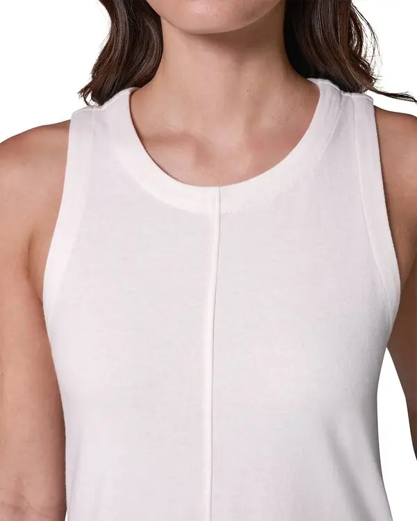 DONNA KARAN WEEKEND Sleeveless Midi Dress - Cream