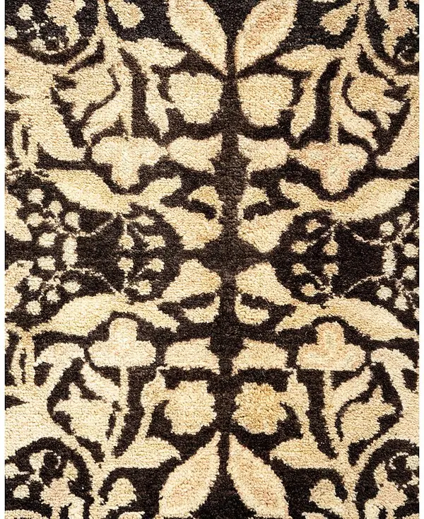 Bloomingdale'S Mogul M1503 Area Rug, 6'3 X 9'2 - Black