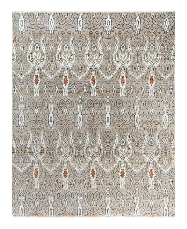 Bloomingdale'S Indo Ikat M7004 Area Rug, 8'1 X 10'2 - Brown