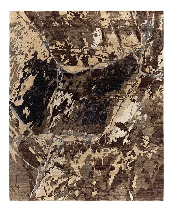 Bloomingdale'S Indo Ikat M5969 Area Rug, 8'1 X 10 - Brown