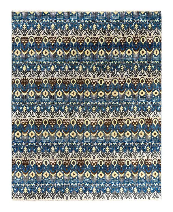 Bloomingdale'S Indo Ikat M6012 Area Rug, 8' X 10 - Blue