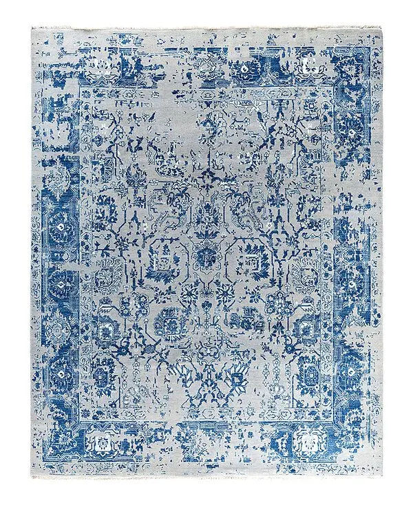 Bloomingdale'S Indo Ikat M6968 Area Rug, 8'2 X 10'4 - Gray
