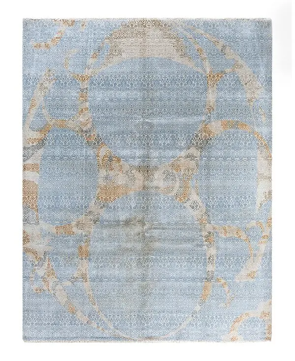 Bloomingdale'S Indo Ikat M6443 Area Rug, 8'1 X 10'3 - Blue