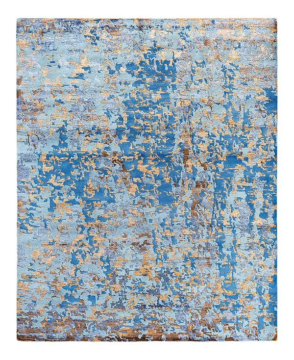 Bloomingdale'S Indo Modern M7467 Area Rug, 8'1 X 10 - Blue