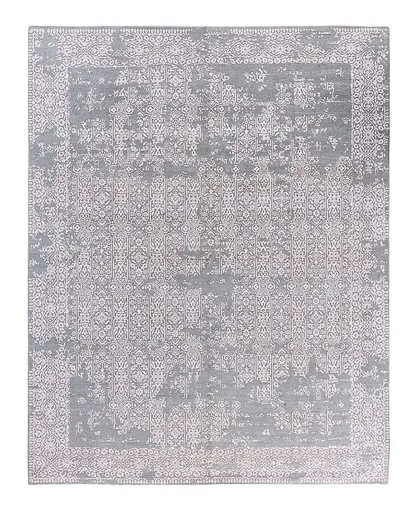 Bloomingdale'S Indo Ikat M8494 Area Rug, 8'1 X 10'3 - Gray