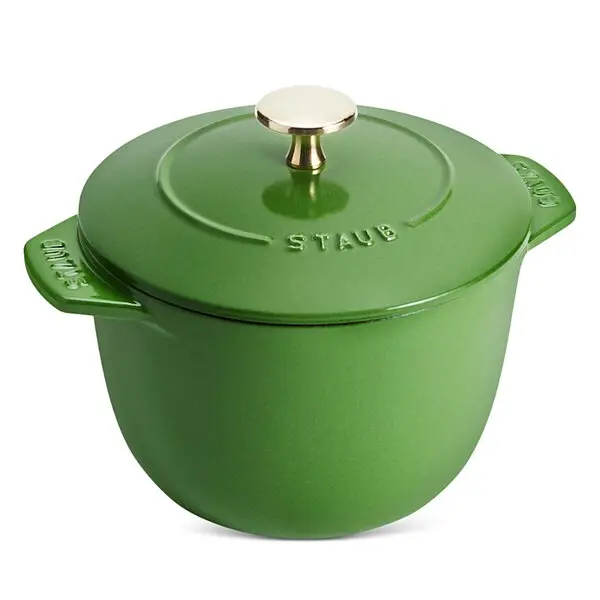 STAUB Cast Iron 1.5 Qt. Petite Dutch Oven - Pistachio