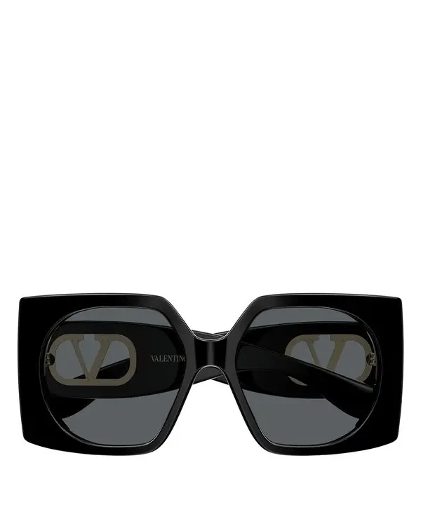 Valentino Garavani Square Sunglasses - Black