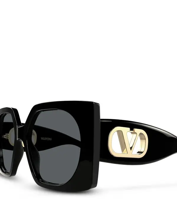 Valentino Garavani Square Sunglasses - Black