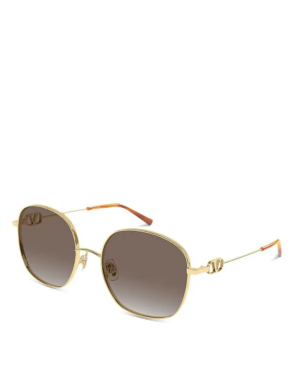 Valentino Garavani Square Sunglasses - Gold