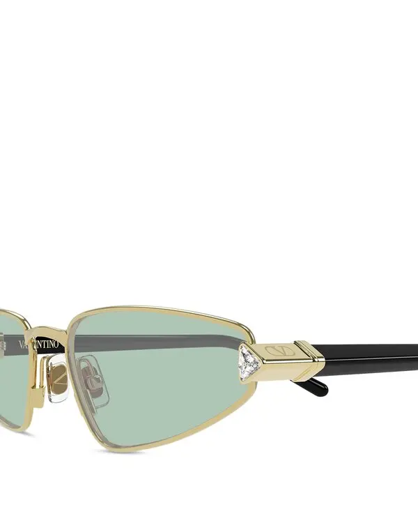 Valentino Garavani Geometric Sunglasses - Gold
