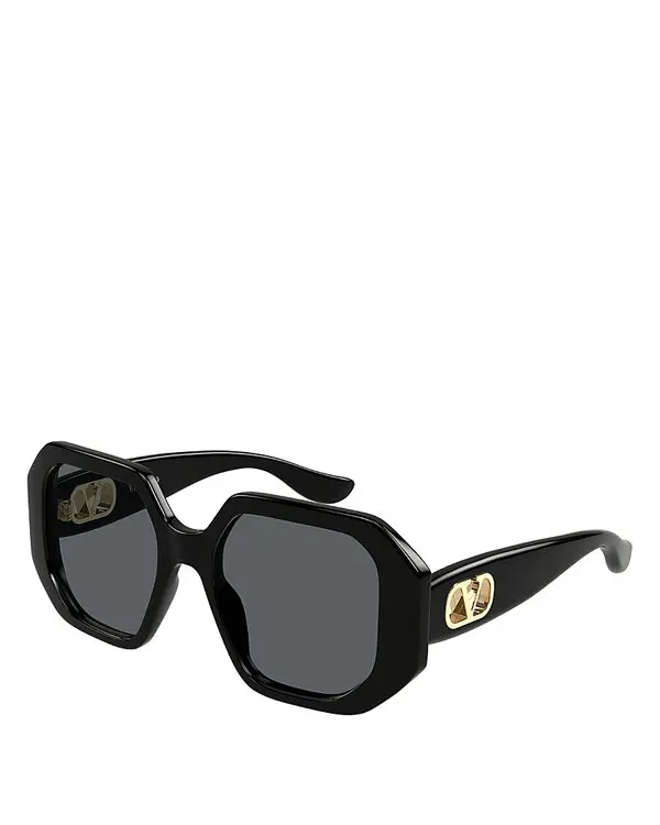 Valentino Garavani Geometric Sunglasses - Black