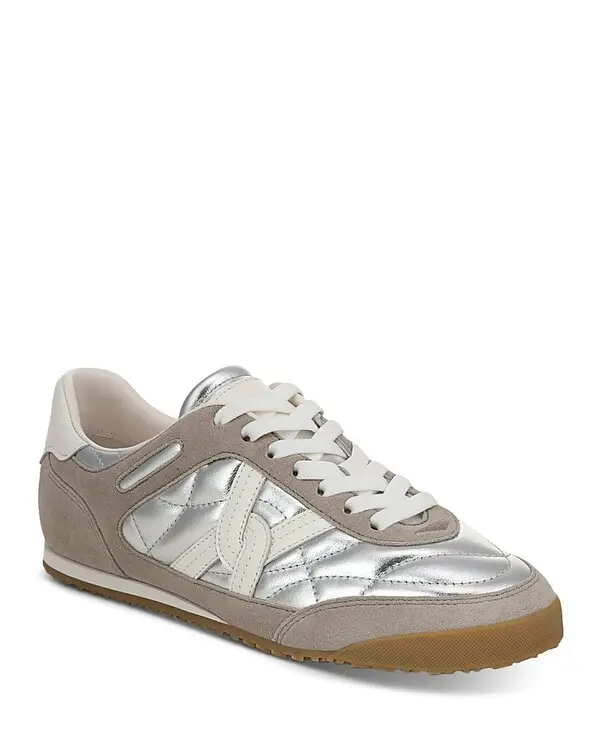 Veronica Beard Natalia Suede Lace-up Sneakers - Neutrals