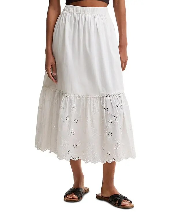 Barbour Midi Skirt - White