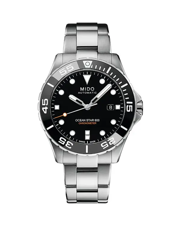 MIDO Ocean Star 600 Chronometer Watch - Black