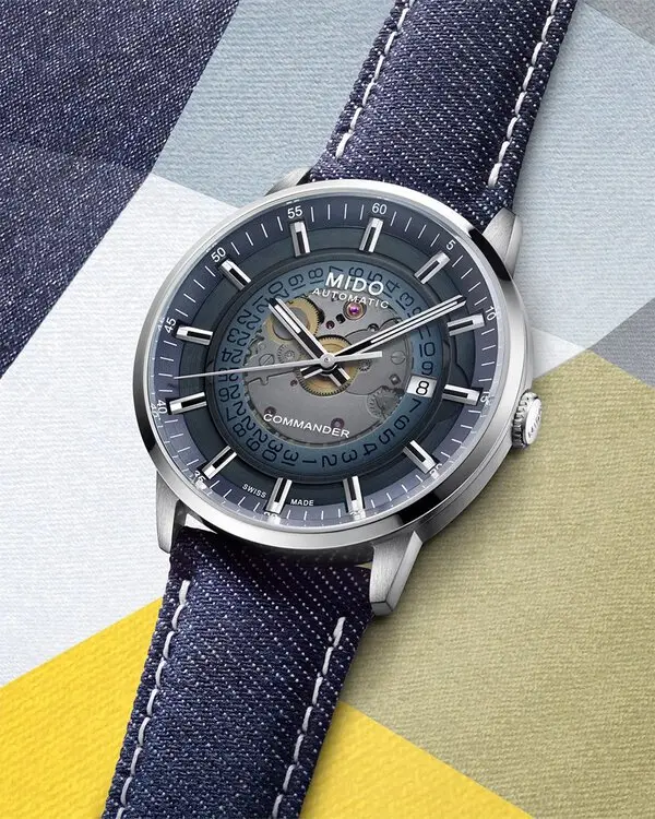 MIDO Commander Automatic Watch - Blue