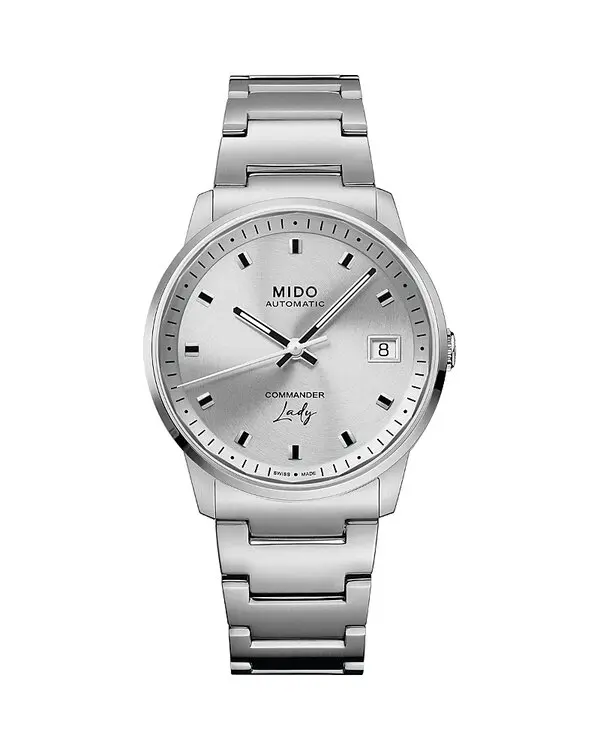 MIDO Commander Lady Automatic Watch - Silver