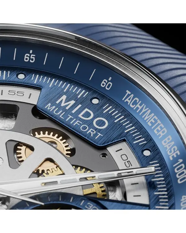 MIDO Multifort Skeleton Chronograph Watch