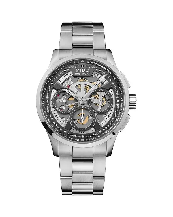 MIDO Multifort Skeleton Chronograph - Anthracite