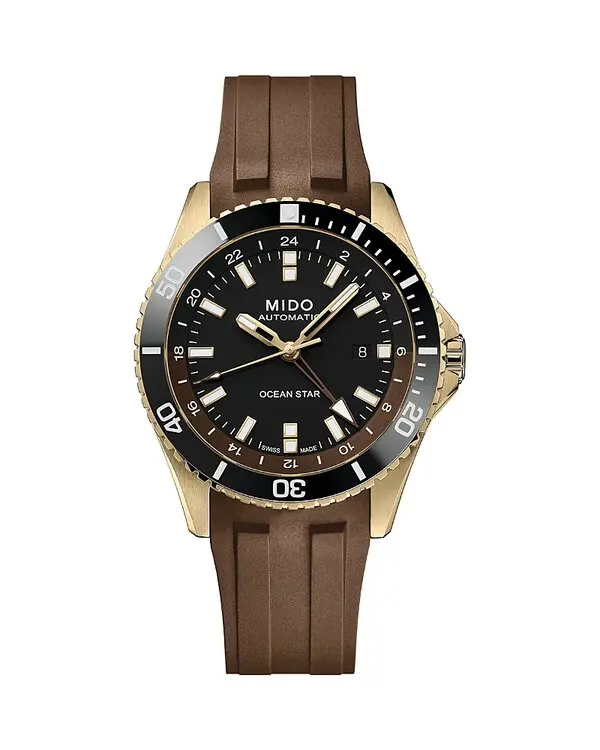 MIDO Ocean Star Gmt Watch, 44mm - Black