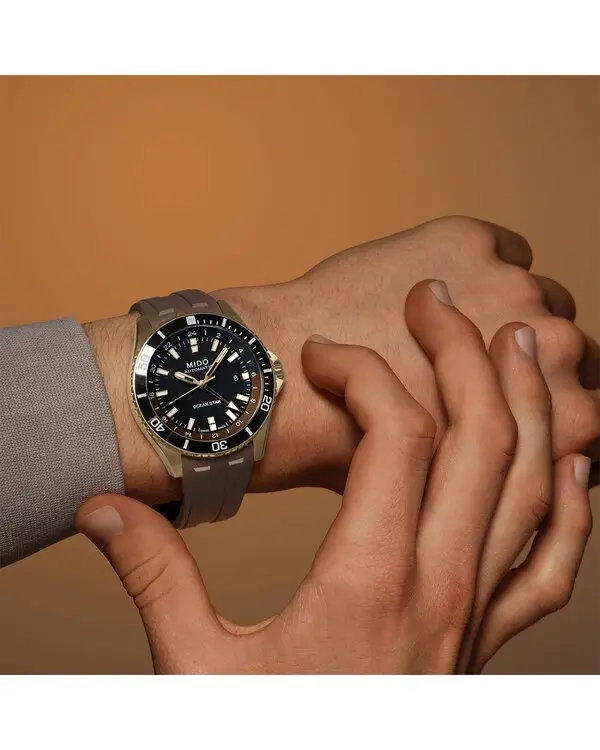 MIDO Ocean Star Gmt Watch, 44mm - Black