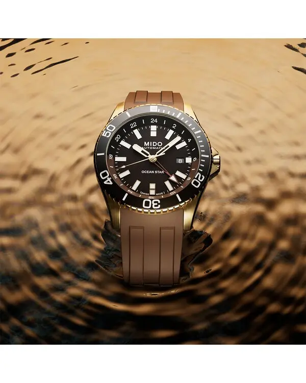 MIDO Ocean Star Gmt Watch, 44mm - Black