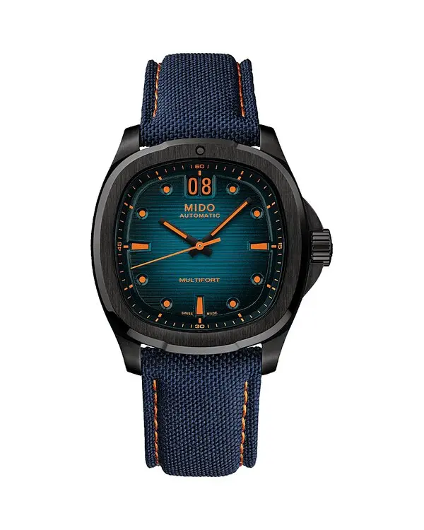MIDO Multifort Tv Big Date Automatic Watch - Blue