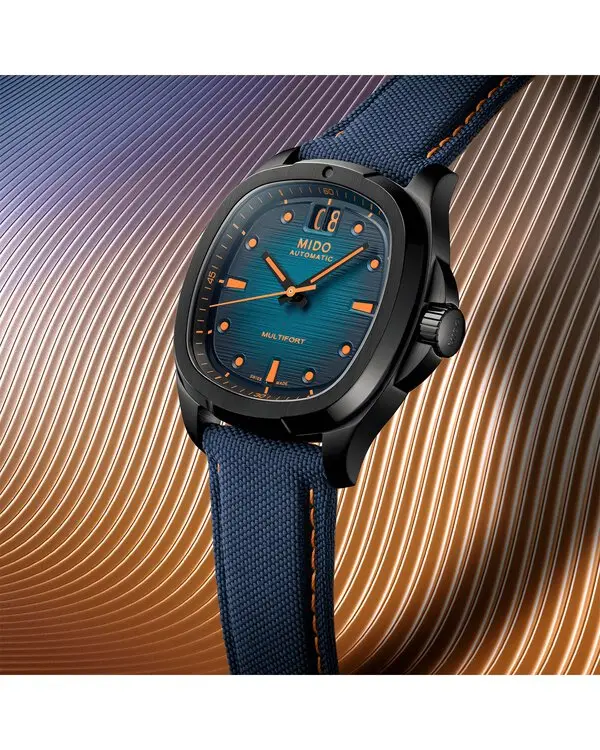 MIDO Multifort Tv Big Date Automatic Watch - Blue